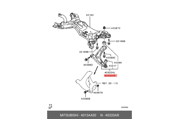 MITSUBISHI 4013A430 4013A010,4013A282,4013A280