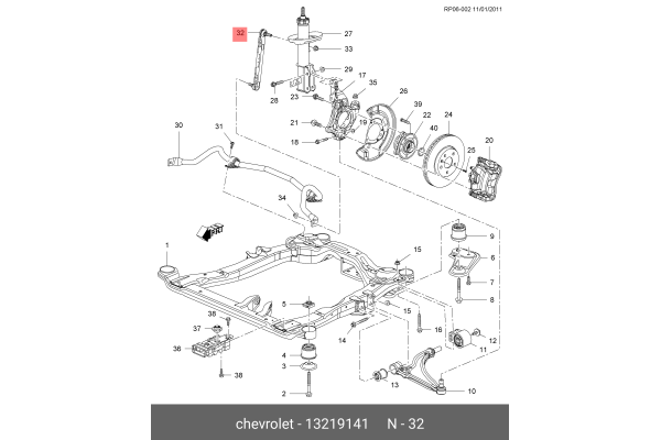 GM 13219141 03 50 176,13219141,13327928