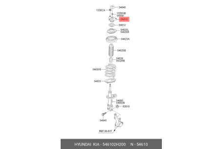 HYUNDAI 54610-2H200 54610-2H000,54610-2H200,54610-2H300