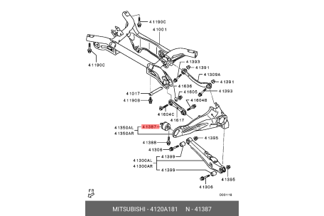 MITSUBISHI 4120A181 MN101430,4120A125