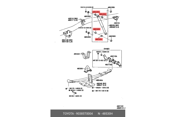 TOYOTA 90385-T0004 90385-19007,90385-19006