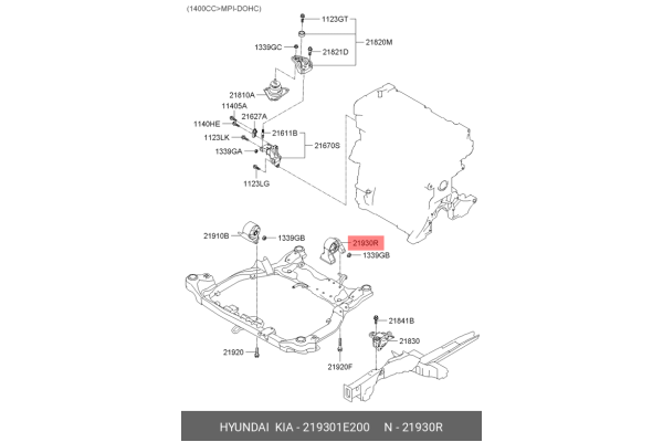 HYUNDAI 21930-1E200 21930-1G000,21930-1G100,21930-1G050,21930-1G150