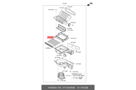 KIA 97133-A9000 97133-3SAA0,3SF79AQ000,F784EB9AA