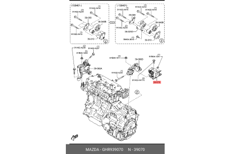 MAZDA GHR9-39-070 GHR9-39-070B,BKC9-39-070,B715-39-070,GHR9-39-070,KD45 ...