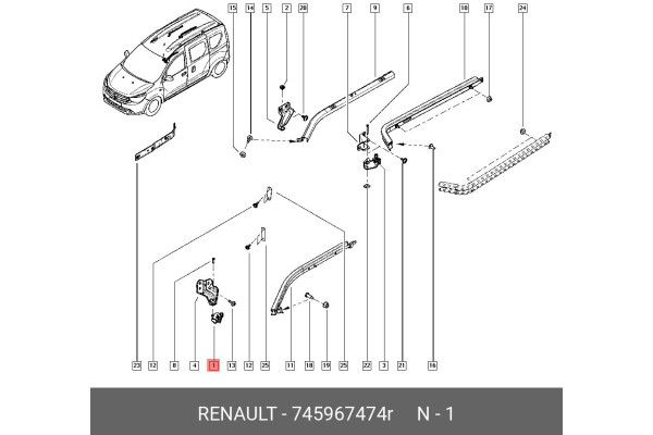 RENAULT 745967474R 745967474R