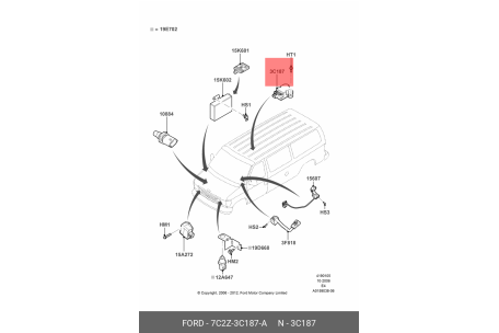 FORD 7C2Z3C187A 7C2Z3C187A