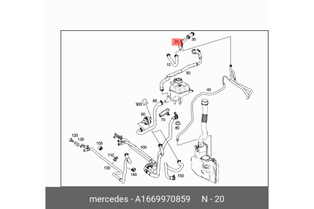 MERCEDES-BENZ A1669970859 A1669970859