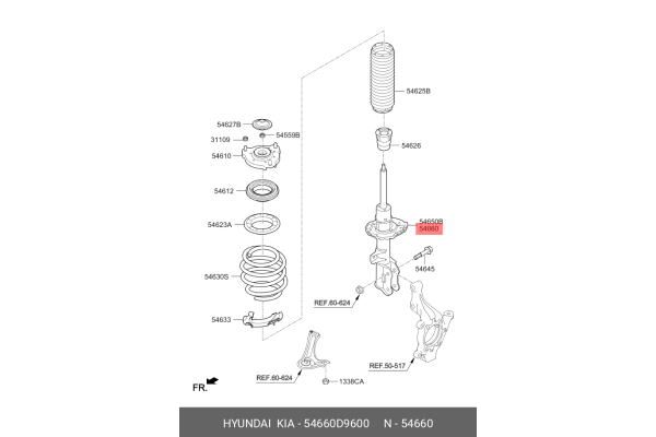 KIA 54660-D9600 54660-D9600