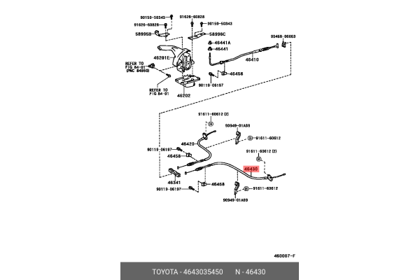 TOYOTA 4643035450 4643035450