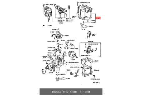 TOYOTA 1910171010 1910171010