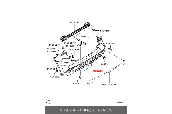 MITSUBISHI 6410F203 6410F203