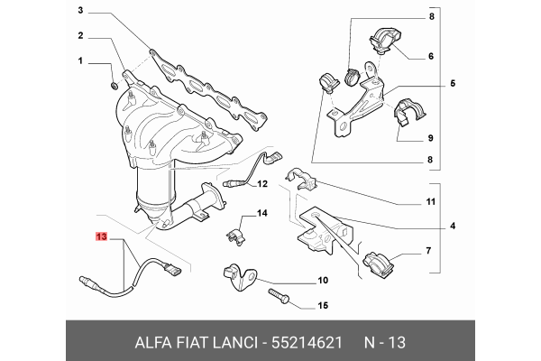FIAT 55214621 55214621
