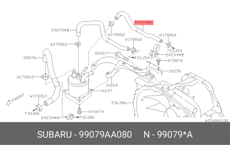 SUBARU 99079AA080 99079AA080