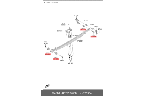 MAZDA UC2R-28-480B UC2R-28-480B,1 729 347