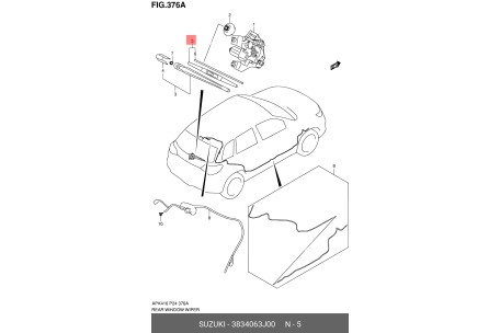 SUZUKI 38340-63J00 38340-63J00