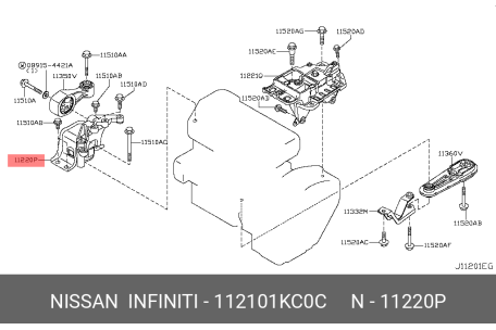 NISSAN 11210-1KC0C 11210-1KC0C