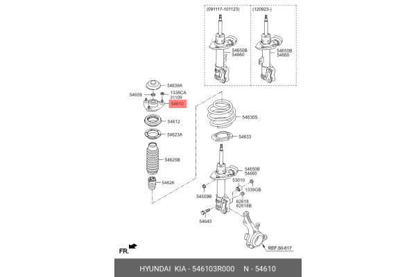 HYUNDAI 54610-3R000 54610-3R000