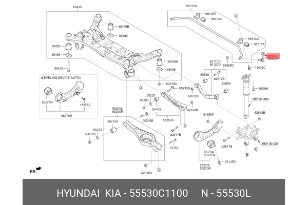 HYUNDAI 55530-C1100 55530-C1100,55530-C1100