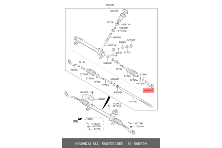 HYUNDAI 56820-C1000 56820-C1000,56820-D7500,56820-D7000,56820-C1710 ...