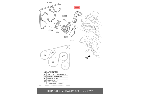 HYUNDAI 25281-2E000 25281-2E000