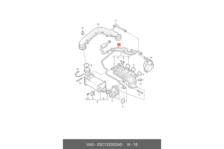 VAG 05C133352AD 05C133352AD