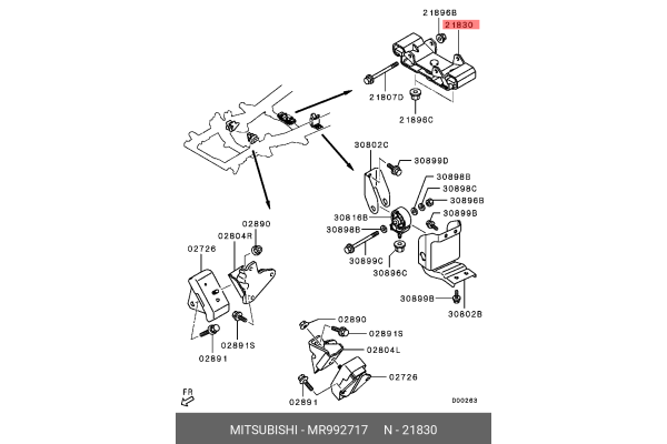MITSUBISHI MR992717 MR992717