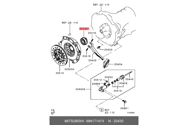 MITSUBISHI MN171419 MN171419
