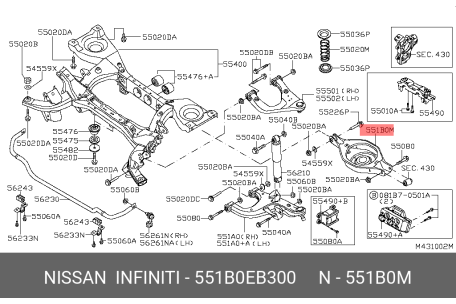 NISSAN 551B0-EB300 551B0-EB300