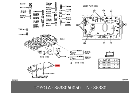 TOYOTA 35330-60050 35330-60050