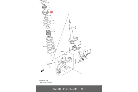 SUZUKI 41710-63J11 41710-80J00,41710-M74L00,41710-71L01,41710-63J11