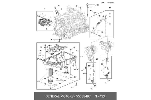 GM 55588497 93185674,56 50 359,71744410,55353324,55594651