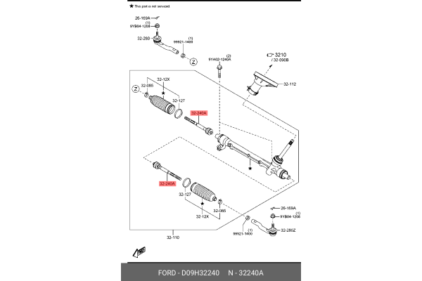 MAZDA D09H-32-240 D09H-32-240,8450006828_ER