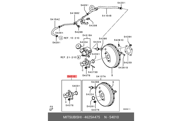 MITSUBISHI 4625A475 4625A237