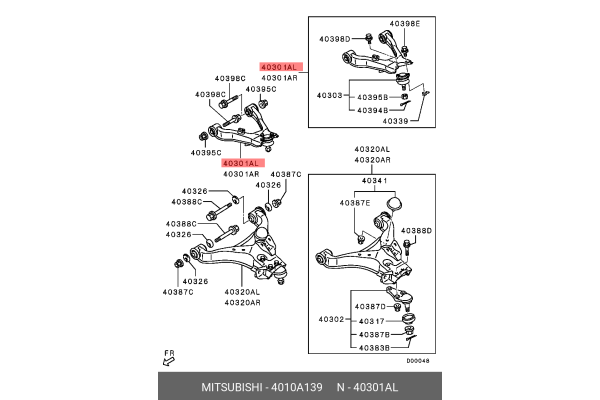 MITSUBISHI 4010A139 4010A037,MR496793