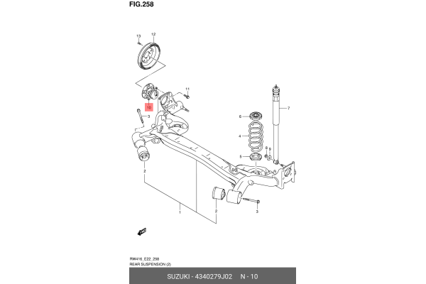 SUZUKI 43402-79J02 43402-80J00,43402-80J01
