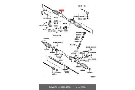 TOYOTA 45510-52301 45500-0D300,45510-52300,45510-52301,45510-52310