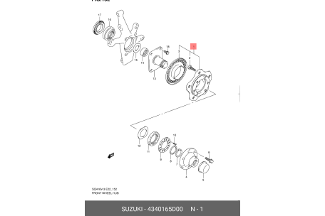 SUZUKI 43401-65D00 43401-65D00