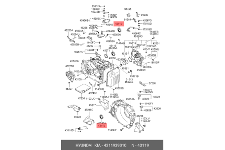 Hyundai / KIA 4311939010 4311939010