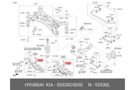 HYUNDAI 55530-C5000 55530-C5000,55540-C5000