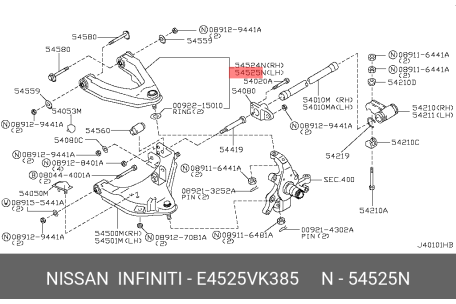 NISSAN E4525-VK385 54525-VK085