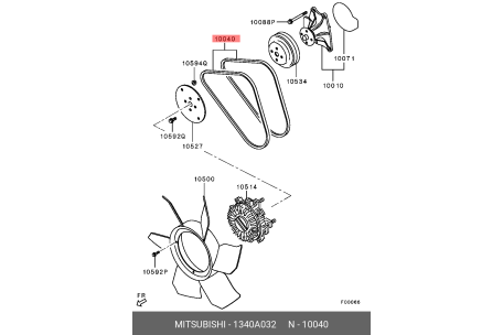 MITSUBISHI 1340A032 1340A032,99321-00950,050 903 137