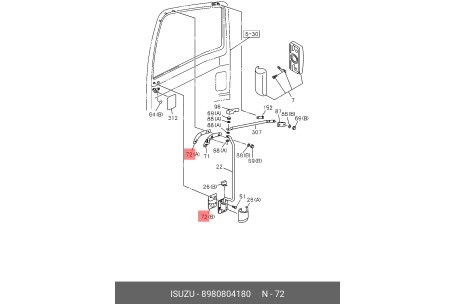 ISUZU 8980804180 8980804180