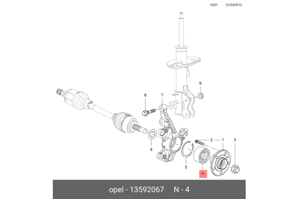 GM 13592067 13592067,13592068,93168535