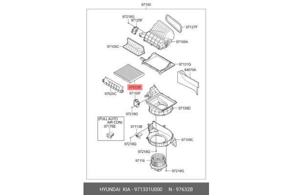 HYUNDAI 97133-1U000 97133-2B005,97133-1U000