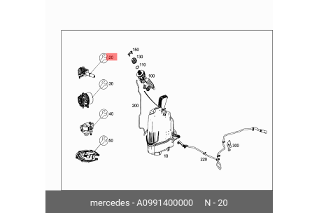 MERCEDES-BENZ A0991400000 A0991400000