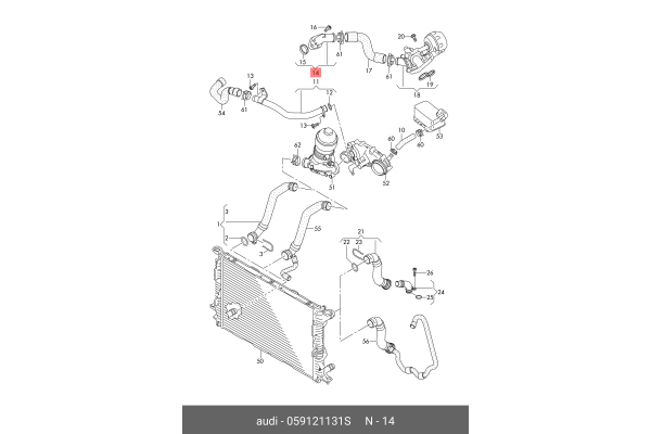 VOLKSWAGEN 059121131S 059121131S