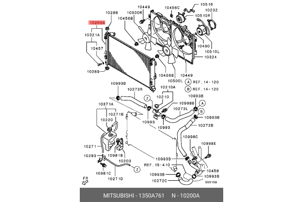MITSUBISHI 1350A761 1350A761