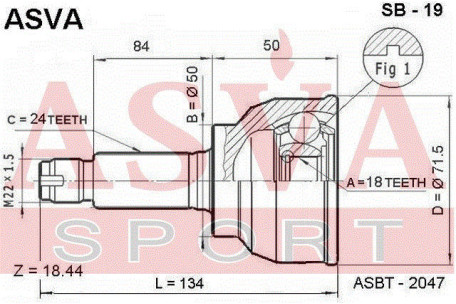 ASVA SB-19 28321-KE000_JC