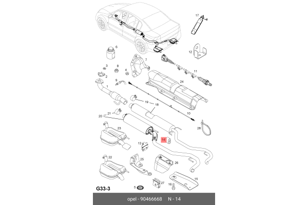 GM 90466668 13276148,90466668,13276148,08 52 726