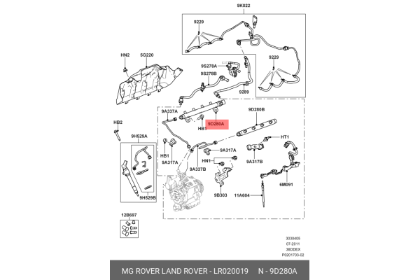 LAND ROVER LR020019 LR020019